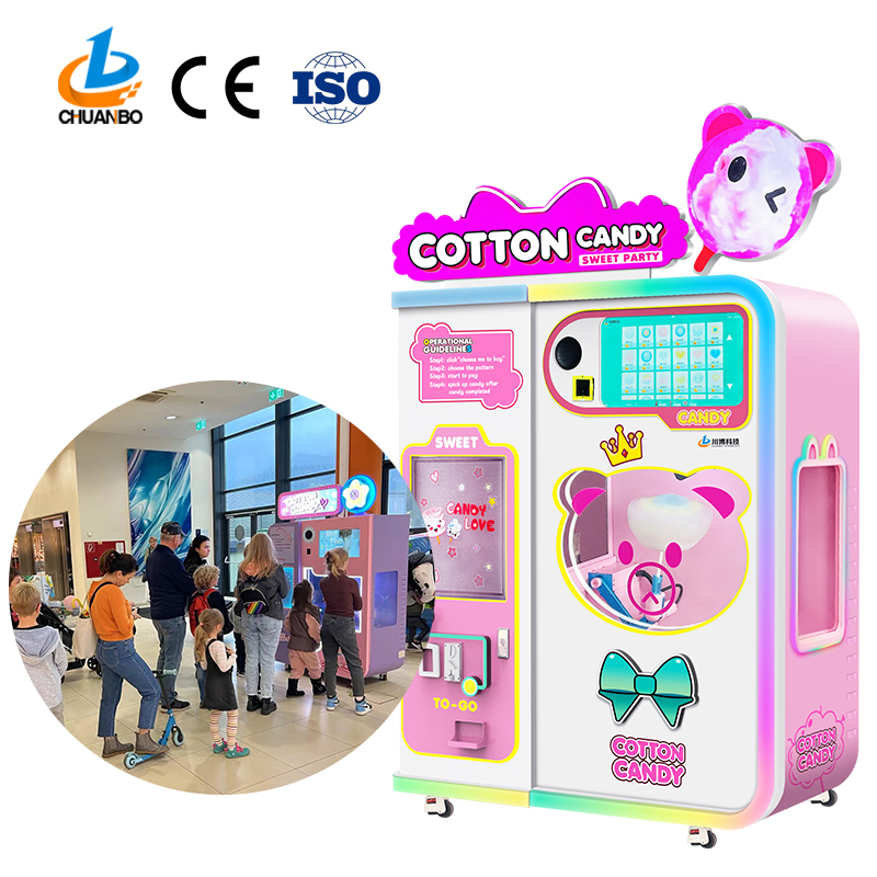 Automatic Cotton Candy Vending Machine（CB525） - Chuanbo