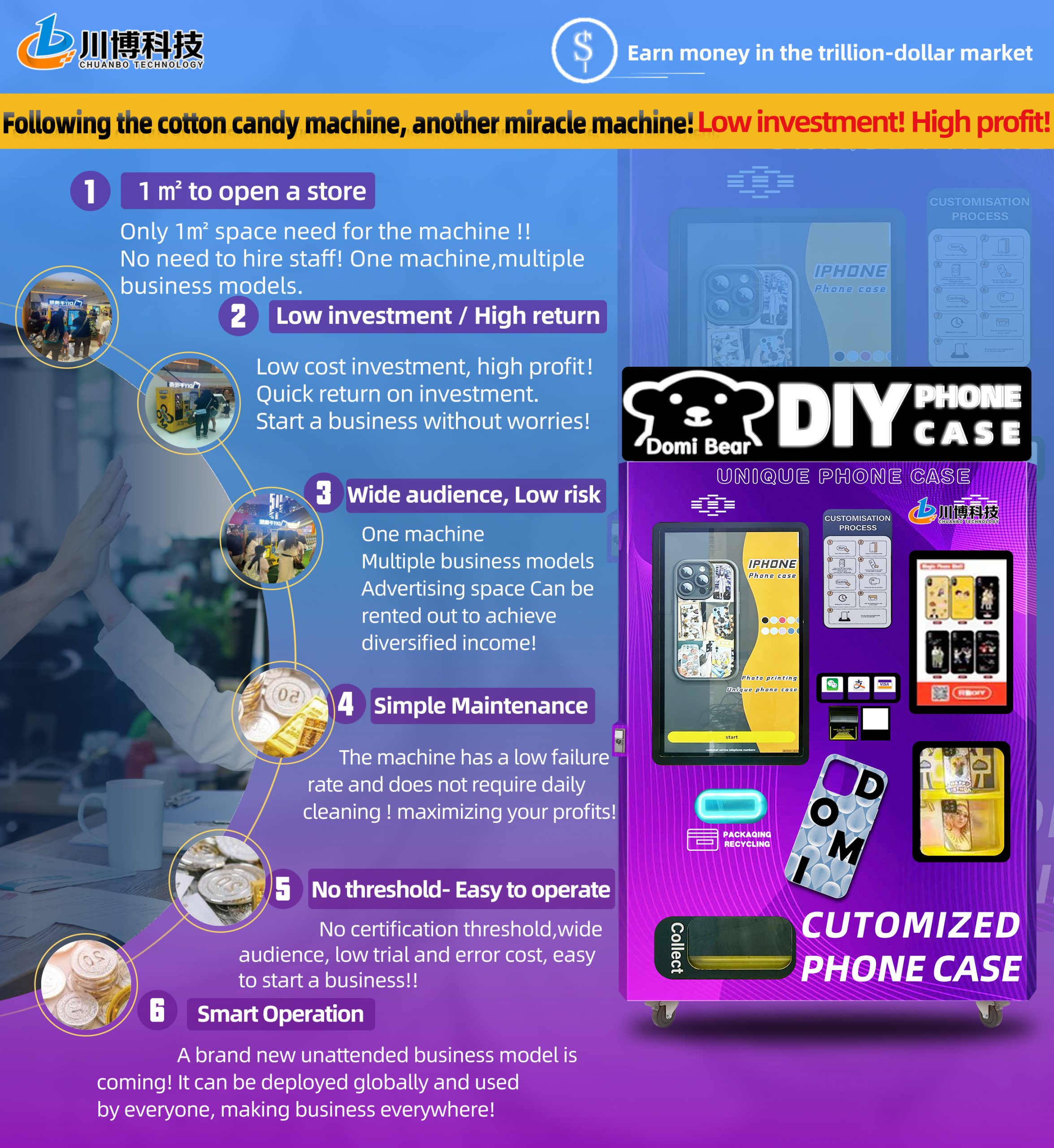 Phone Case Printing Vending Machine - Chuanbo