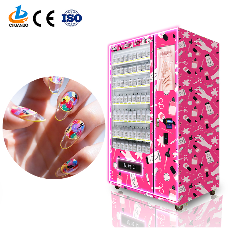 24 Hours Self-service Pink Nail Vending Machine - Chuanbo
